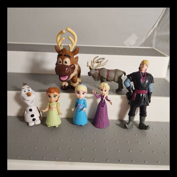 Disney | Toys | Disney Frozen Figures Play Set Toy Lot Olaf Anna Elsa ...